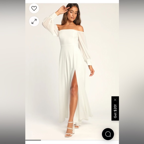 Lulus | Dresses | Lulus Feel The Romance Maxi Dress | Poshmark